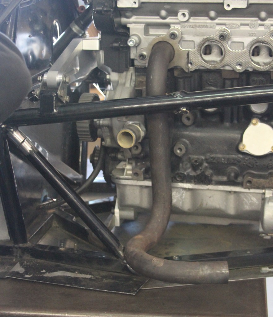 Repositioning Lower Left Side Engine Bay Brace – Zetec Conversion